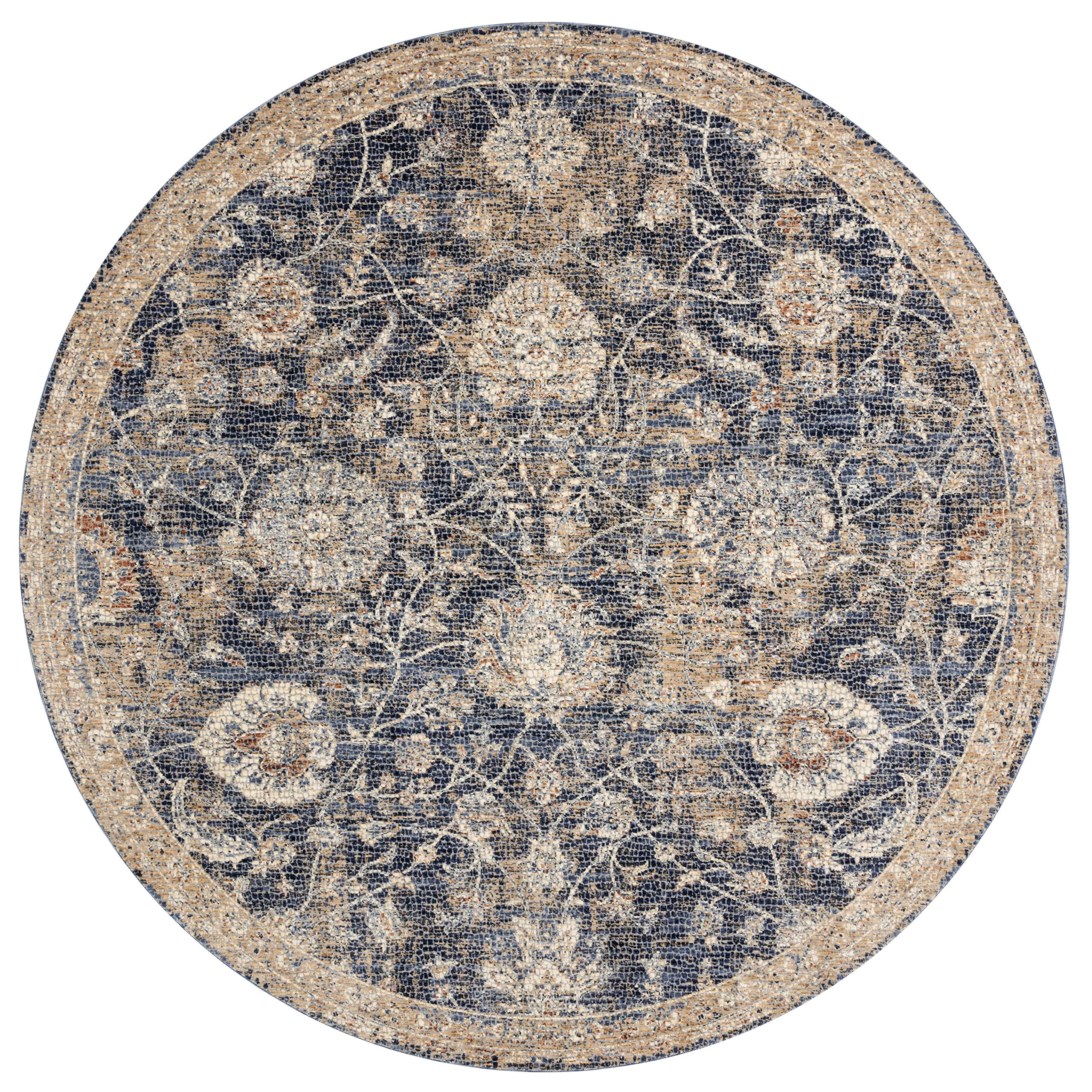 Loloi Porcia Collection Area Rug, 5' x 8', Blue/Beige