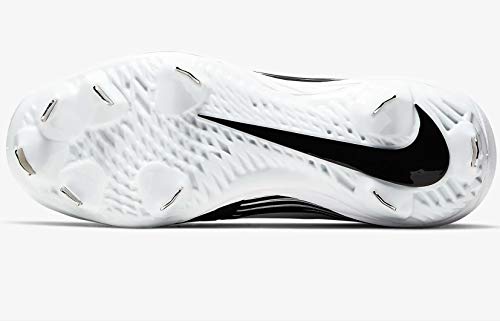 Nike Womens Lunar Hyperdiamond 3 Varsity Womens Ao7985-002 Size 8.5 Black/White