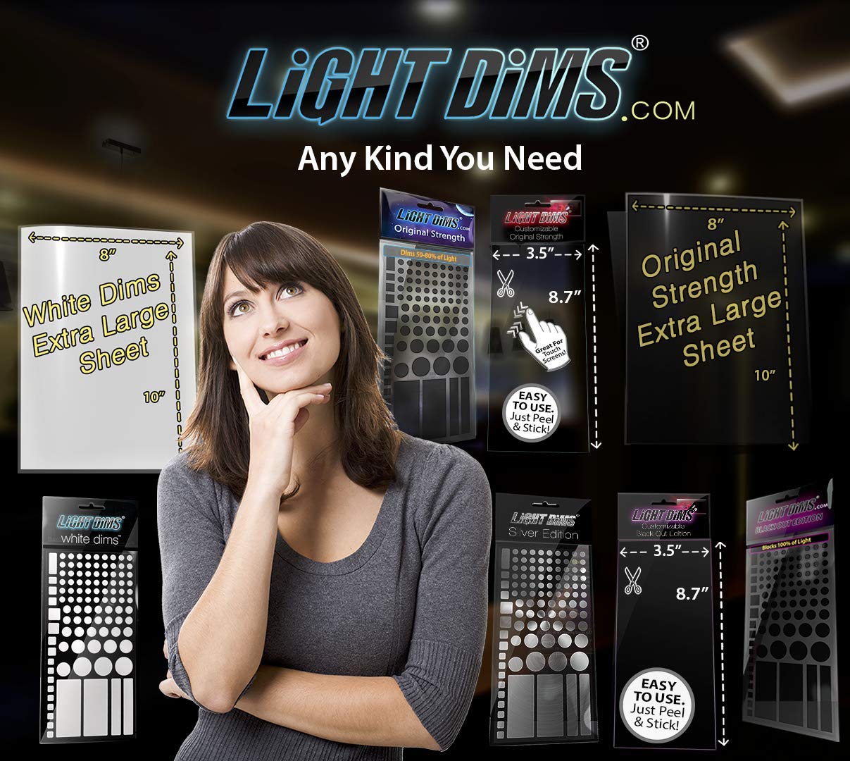 LightDims White Dims Dimming/Softening Sheets for Harsh LED Lights 8"x10.5" Size (1 Sheet) Neutral Color & (1 Sheet) of free mystery gift. Packaging may vary