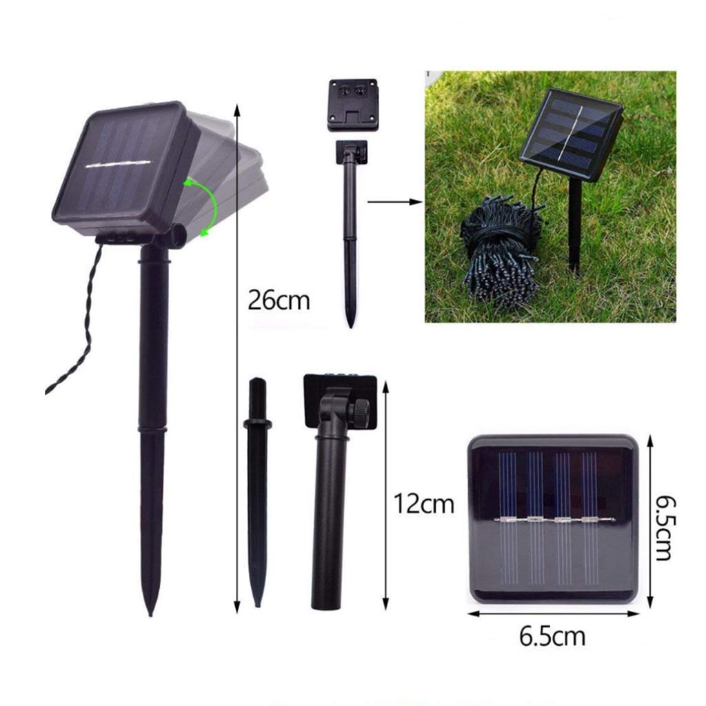 LIUPENGWEI Solar String Lights,8 Modes Solar Power Fairy String Lights Outdoor Decorative Light Waterproof IP65 with Light for Garden Home Wedding Party Christmas Halloween Garden Lights Garden Ghost