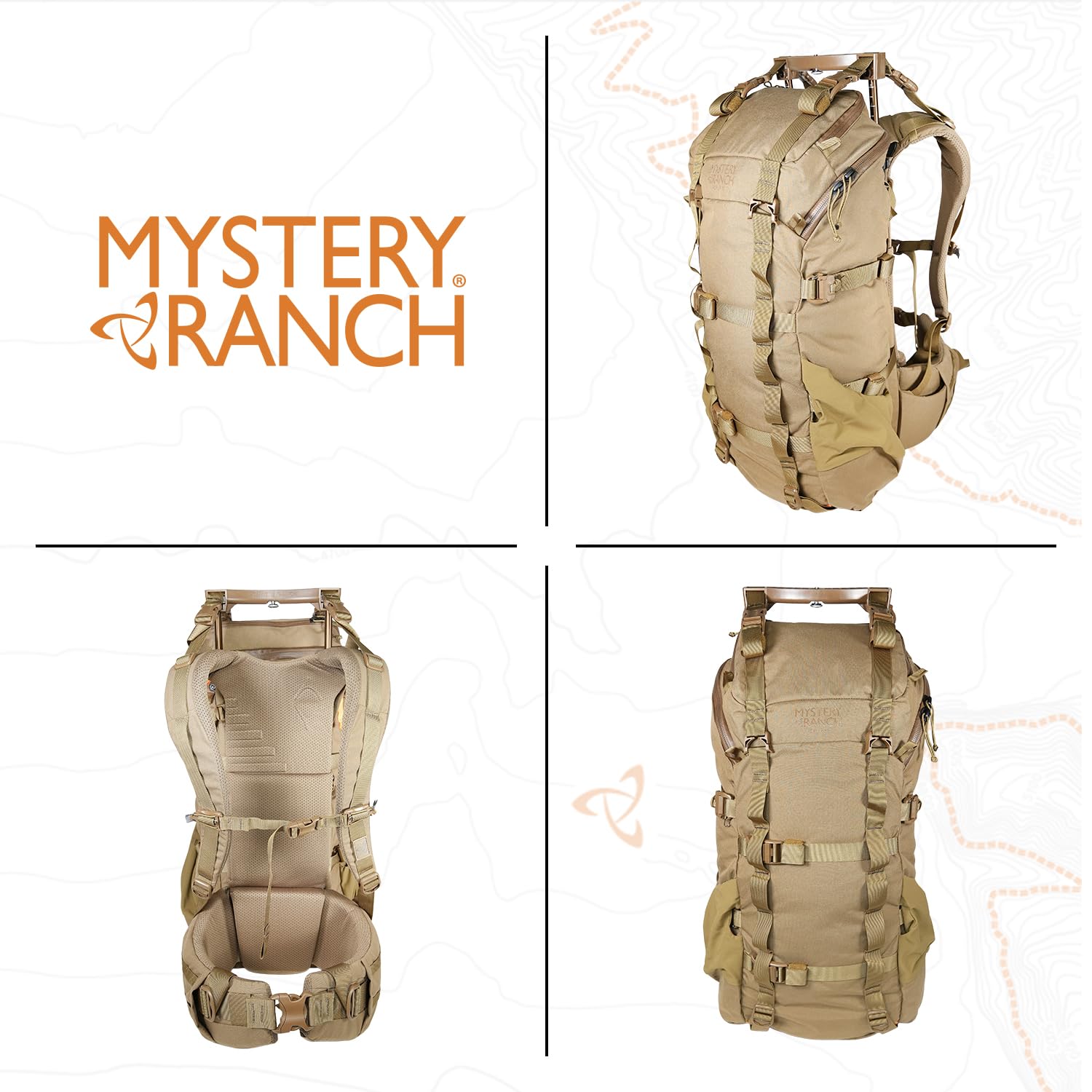 Mystery Ranch Women's Pop Up 30 Hunting Backpack, Weatherproof, Daypack for Travel, Hiking, Outdoors, Camping, 30L, S, Coyote