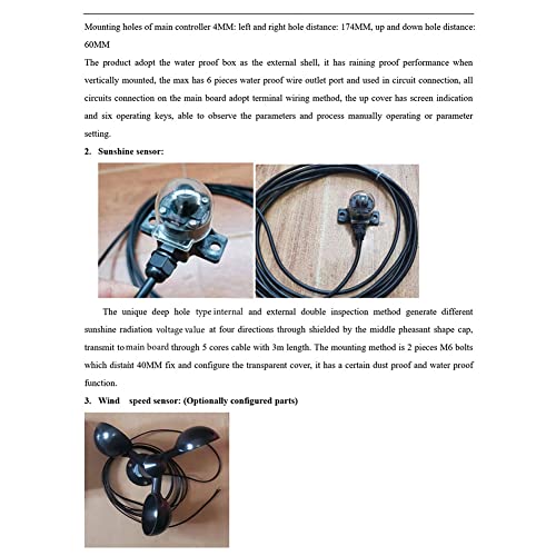 Misaso Solar Tracker Dual Axis Controller Solar Automatic Tracking System Two-Degree-of-Freedom Tracking Tracker