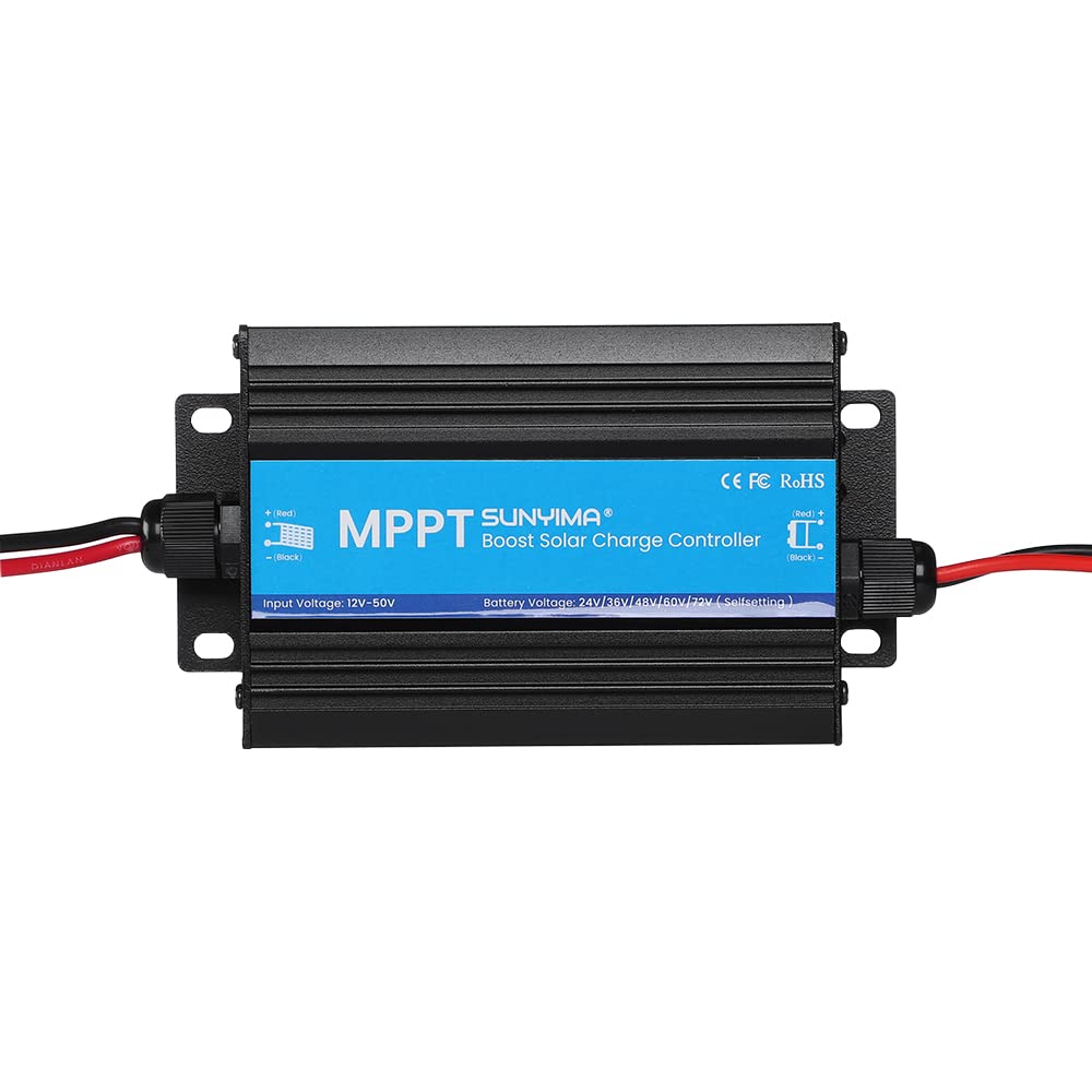 SUNYIMA MPPT Controller 300W 24V/36V/48V/60V/72V Solar Boost Charge Controller Electric Car Electric Vehicle Charging Voltage Regulator