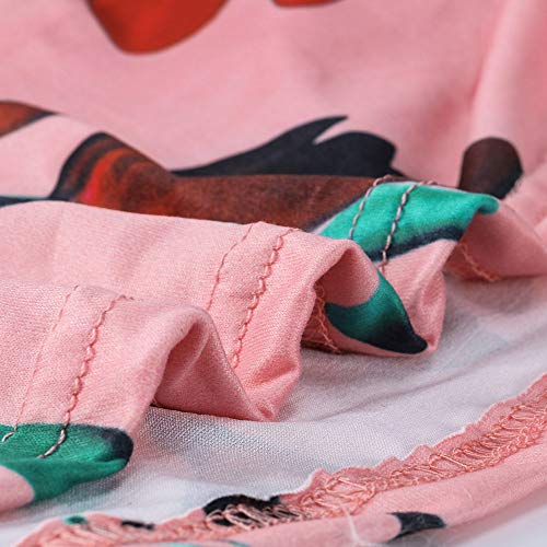 Pinkpaopao Swing Maxi Dress for Women Long Sleeve Patchwork Empire Waisted Long Dress Pattern Print Pleated Dress