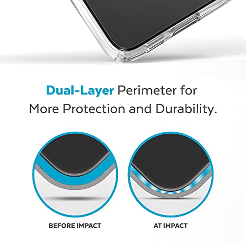 Speck Products Presidio Perfect Clear Case Fits Samsung Galaxy S23, Clear/Clear