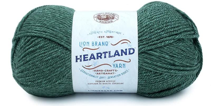 Lion Brand Yarn - Heartland - 6 Skein Assortment with Needle Gauge (Mix 4)