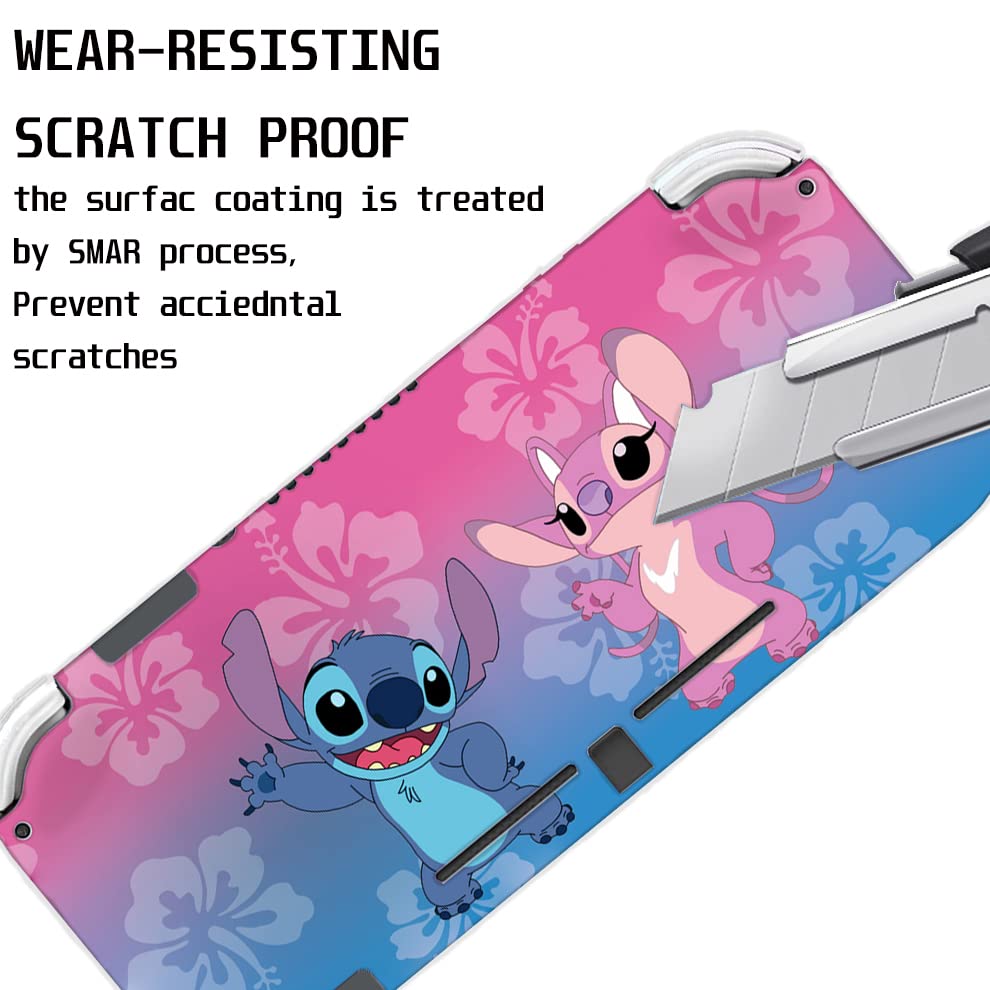 SadSkins Full Wrap Skin for Switch Lite Anime Switch Lite Protector Skin Cover Matte Vinyl Decal Stickers(Only Switch Lite)