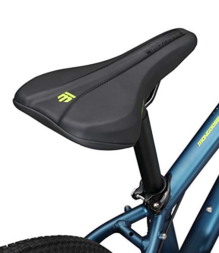 Mongoose Switchback Youth Mountain Bike with 24-Inch Wheels in Navy Blue, Aluminum Hardtail Frame, 8-Speed Drivetrain, and Mechanical Disc Brakes