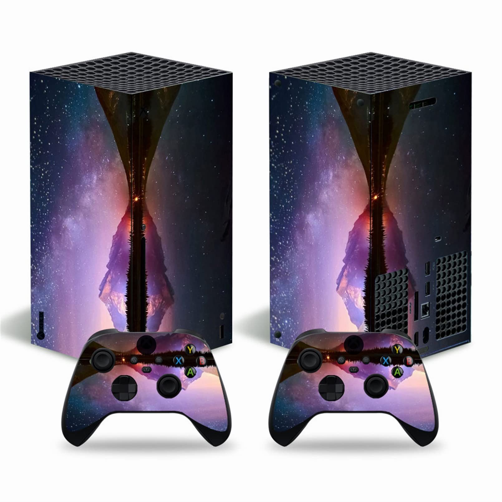 Top factory Skin Decal Protective Vinyl Skin Decal Cover for Series X Console Skins Wrap Sticker with Two Free Wireless Controller Decals 56209 Decal