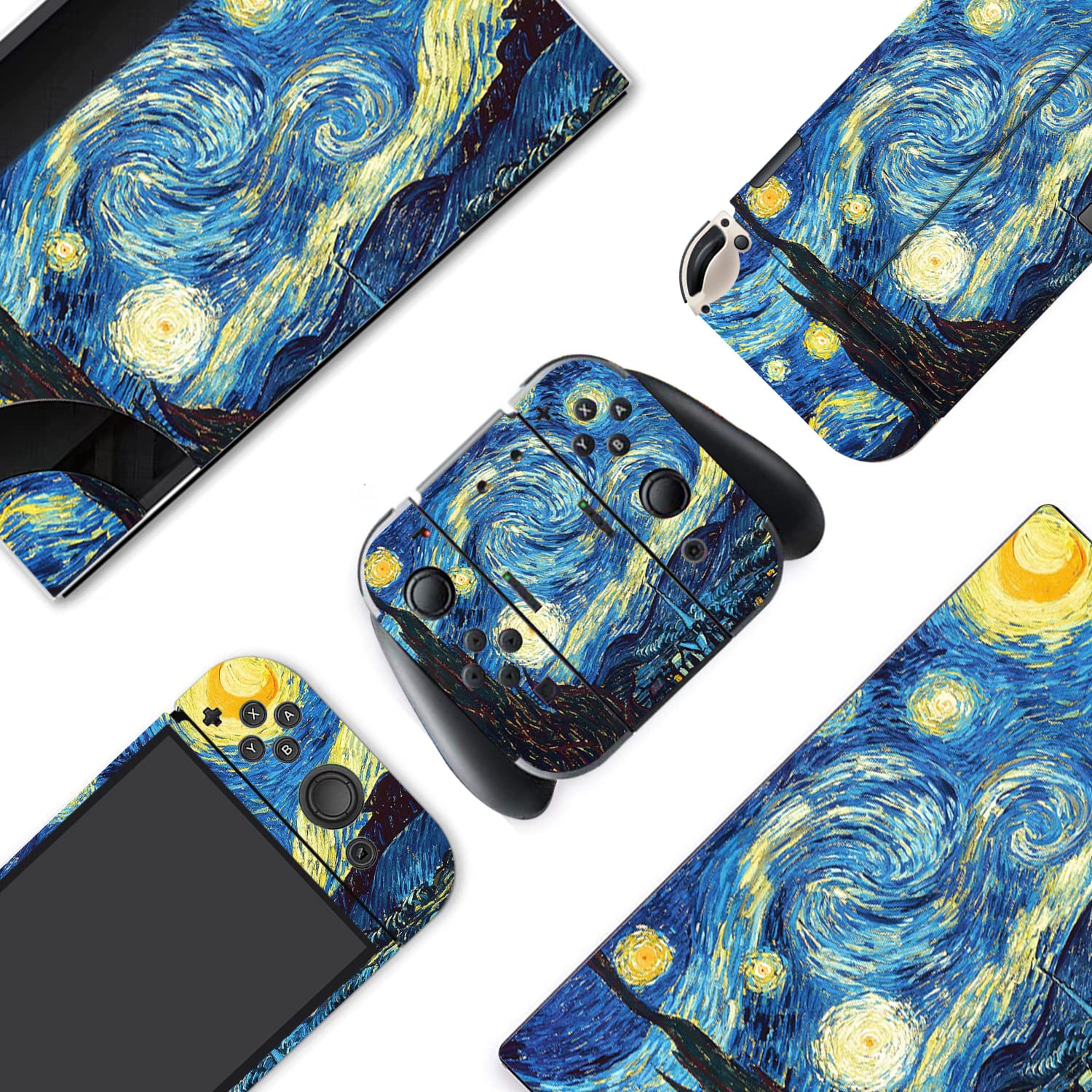 SadSkins Full Wrap Skin for Switch OLED Anime Switch OLED Protector Skin Cover Matte Vinyl Decal Stickers(Only Switch OLED)