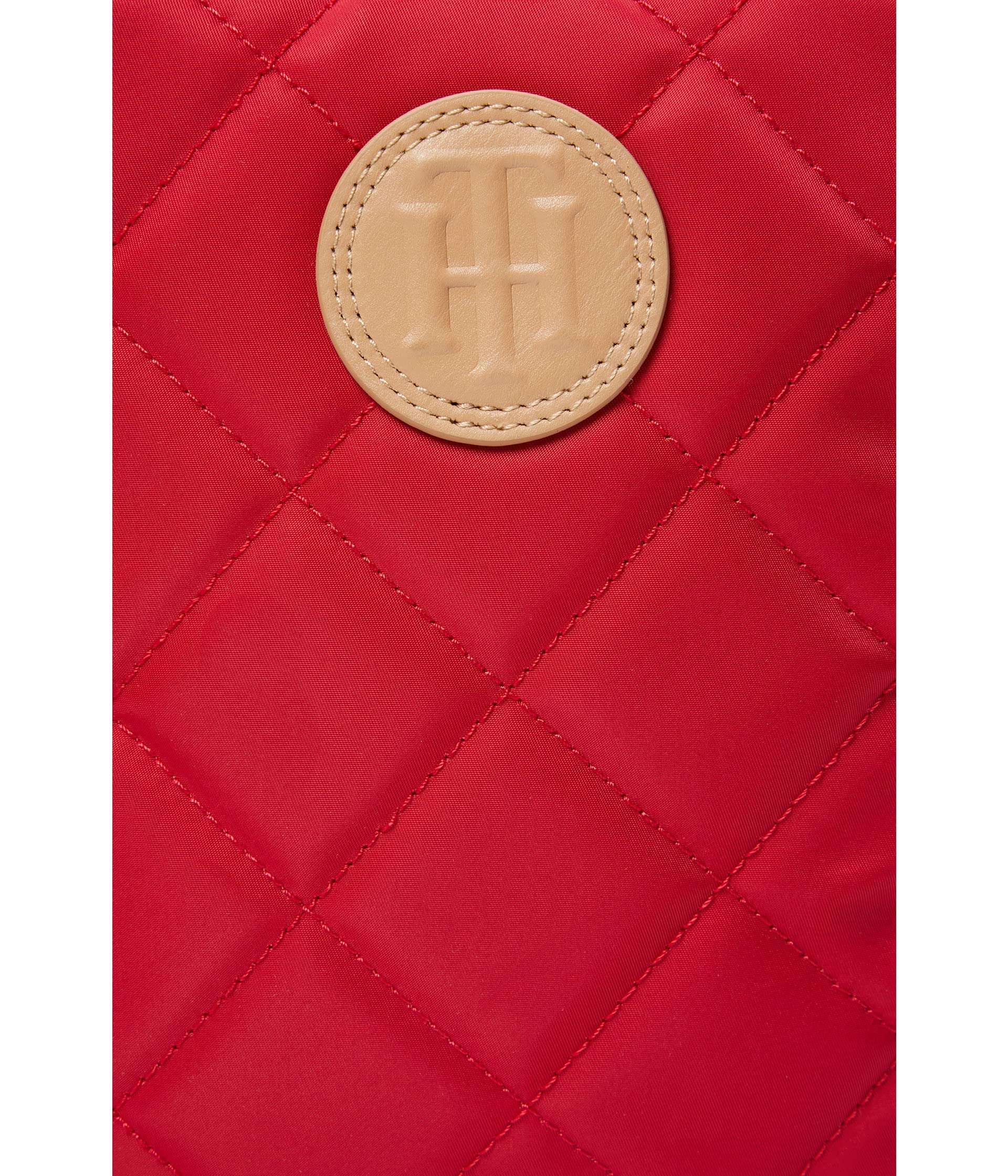 Tommy Hilfiger Harper II Mini Reporter Smooth Quilted Nylon Tommy Red One Size