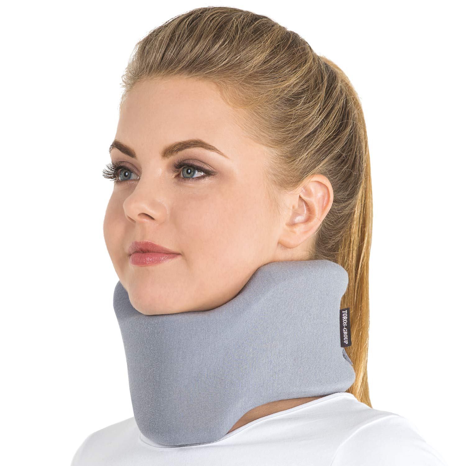 Medical Device Neck Support, Orthopedic Cervical Collar - Holder Neck, Helper Brace Cervical Collar, Pediatric Protector Nerve Pillow for: Women, Men, Childs. 100% Cotton Material, (Large Size)