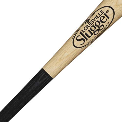 Louisville Slugger Genuine Series 3 Ash Mix Baseball Bat, 34 inch/31 oz, Black/Natural