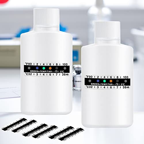 WXJ13 Urine Test Complete Kit Include Empty Bottles,Temperature Test Strips for Urine Testing