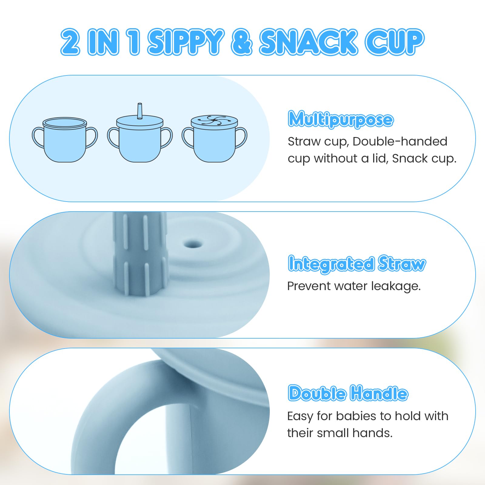 OEC-T5 Baby Led Weaning Supplie，Silicone Baby Feeding Set with Suction Plate and Bowl，Toddler Self Feeding Essentials with Spoons Forks Bib Sippy Cup，Eating Utensils for 6+ Months (10 Pcs)