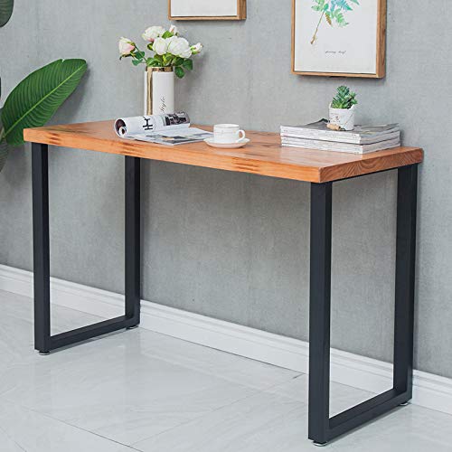 MDEPYCO 2 Pack Industrial Rustic Furniture Legs 28” H x 17.7” W Decory Square Table Legs,Heavy Duty Metal Desk Legs,Dining Table Legs, DIY Brackets Bench Legs(Only Legs Without Board, Black)