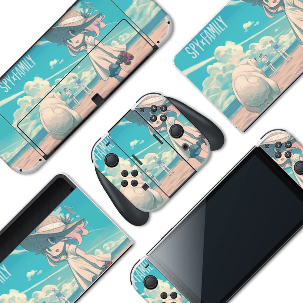 TANOKAY Sticker Wrap Vinyl Decal Pre-Cut Skin | Anya B | Compatible with Nintendo Switch OLED (2021 Model)