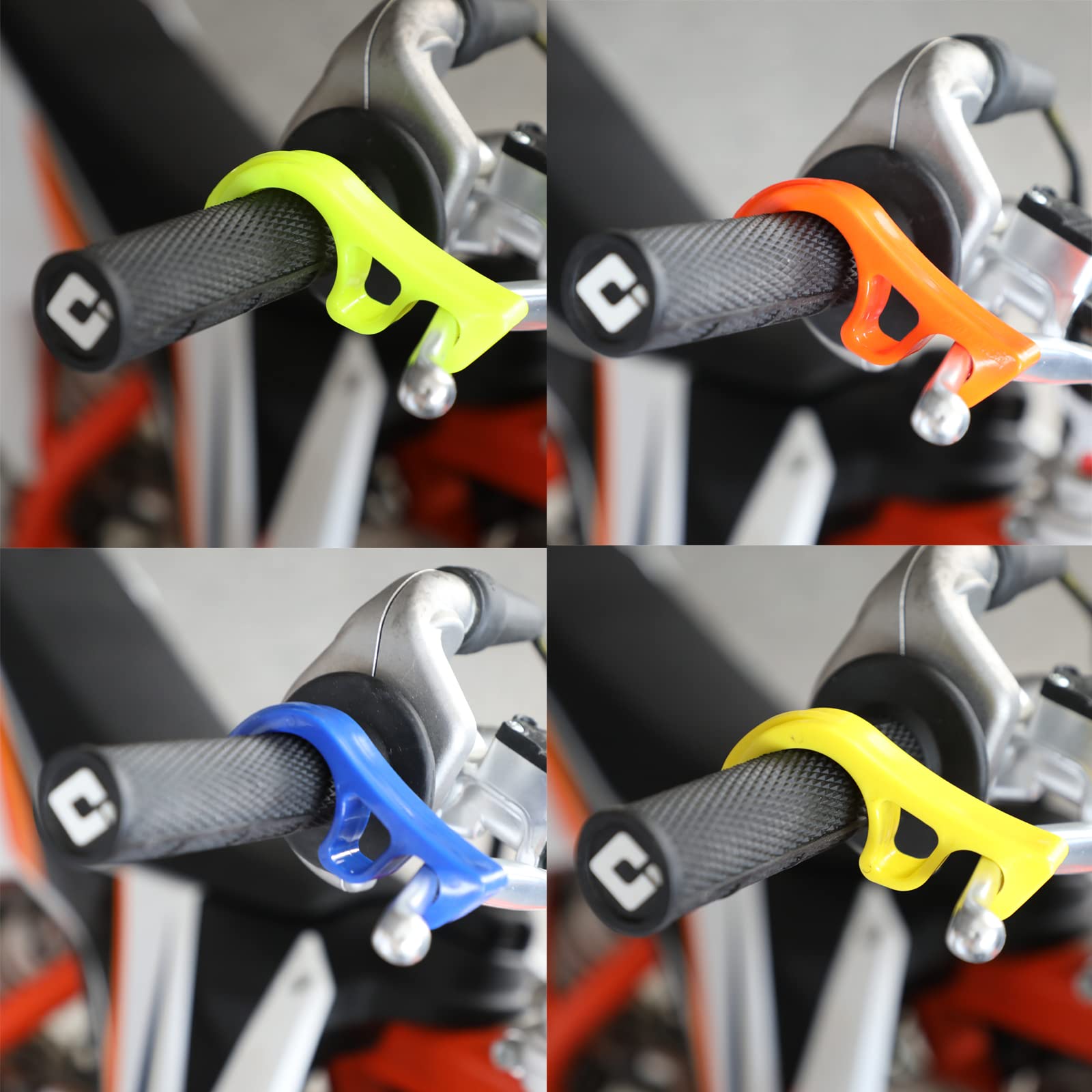 PRO CAKEN 2 PCS Bicycle Motorcycle Buckle Brake Hook Parking Safety Lock Bicycle Slope Parking Lock, for Mountain Bikes,Road Bikes,Dirt Motorcycle (Except Addmotor) Blue & Black