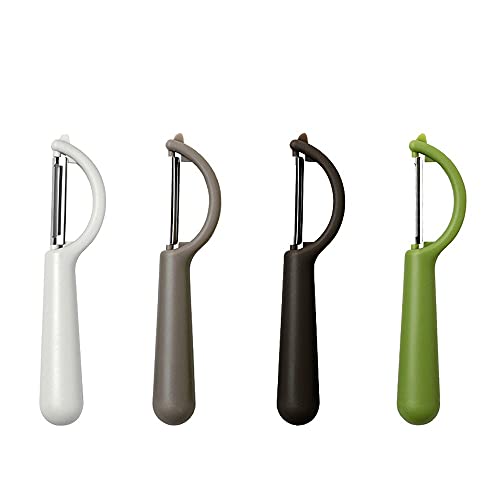 MEGLOB Peeler, 1pc Fast Peeler Fruits Vegetable Peeler Potatoes Peelers Easy Peeling Tools (16.5 * 3.5cm)four Colors (Color : Green)