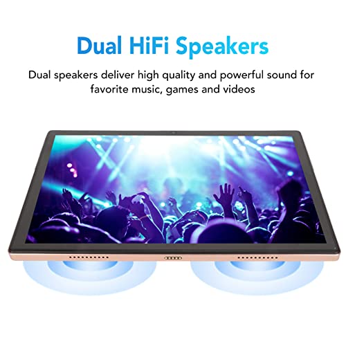 Naroote HD Tablet, 10.1 Inch Gaming Tablet 7000mAh for Office (US Plug)