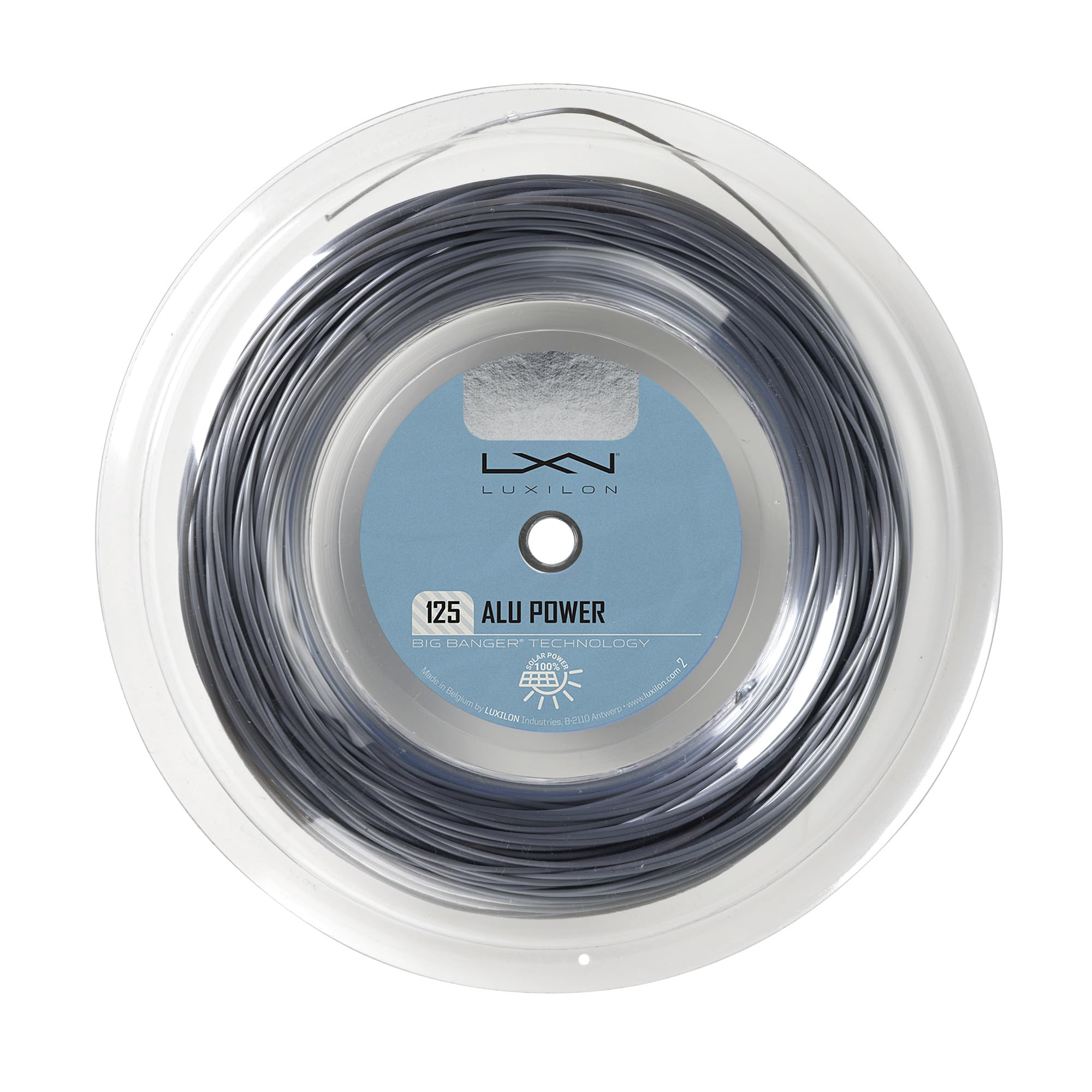 Luxilon ALU Power 125 Tennis String - 100m Reel, Silver