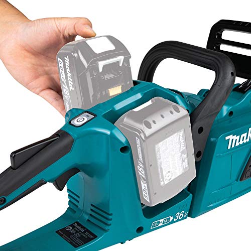 Makita XCU07Z 18V X2 (36V) LXT Lithium-Ion Brushless Cordless 14" Chain Saw, Tool Only, Teal
