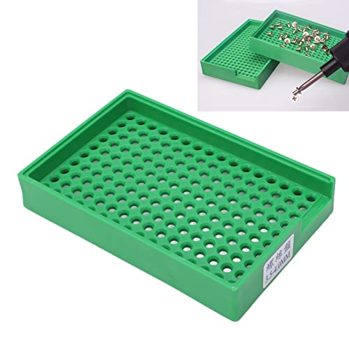 Tool Tray Organizer, Easy Access Large Capacity Durable 160 Holes Anti Static PP Screw Tray for Fastener