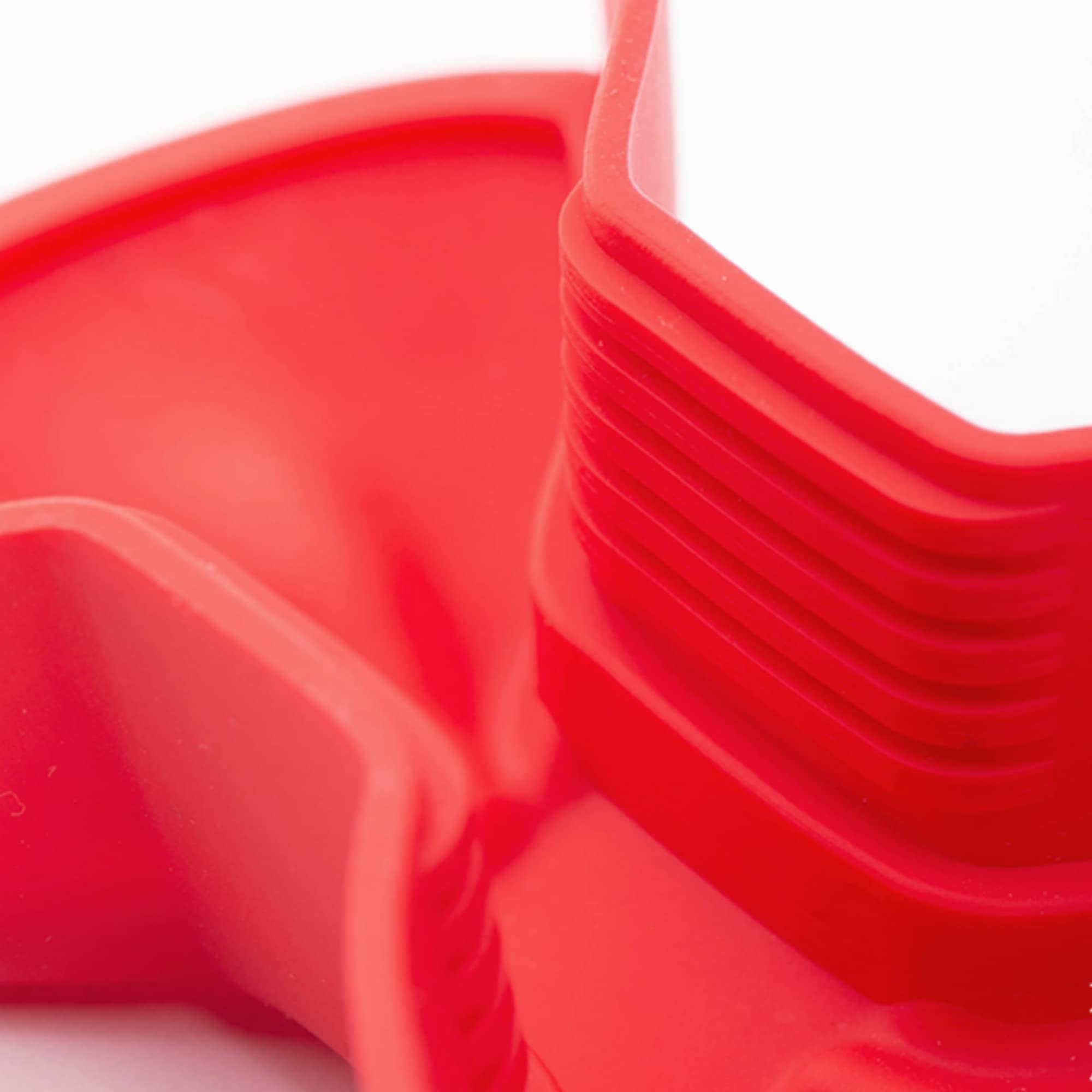 Qiiuuy Silicone Cooking Pinch Grips Oven Mitts,Bow-Tie Anti-Burn Clip,Textured Design,Kitchen Finger Grips,Waterproof,Red Raspberry and Pink