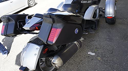 Mutazu Detachable Hard Saddlebags 4 Can Am Spyder ROADSTER RS ST w/mounting brackets