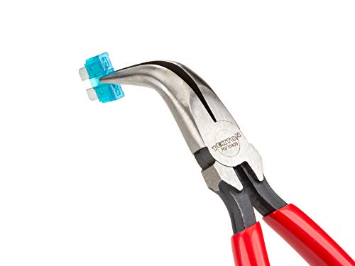 TEKTON 6 Inch 70-Degree Bent Long Nose Pliers | PGF10406