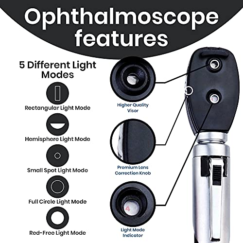 ZetaLife Duplex Otoscope Set + 50 Extra Disposable Tips