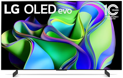 LG C3 Series 42-Inch Class OLED evo 4K Processor Smart TV for Gaming with Magic Remote AI-Powered OLED42C3PUA, 2023 with Alexa Built-in (Renewed)