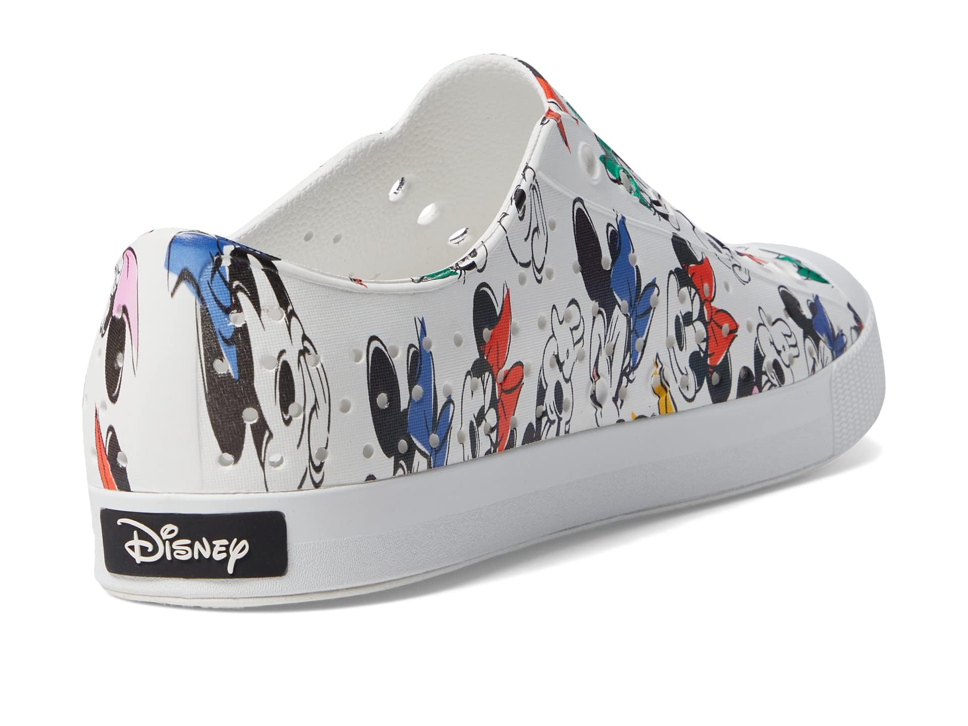 Native Shoes Jefferson Print Shell White/Shell White/Minnie Bows All Over Print Men's 6, Women's 8 Medium