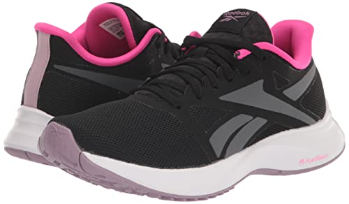 Reebok Women's Runner 5.0 Running Shoe, Black/Pure Grey/Infused Lilac, 7.5