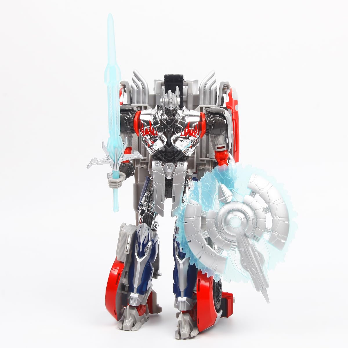 TCXDOQ Exclusive Platinum Edition Action Figure Silver Knight Optimus Prime KO Version