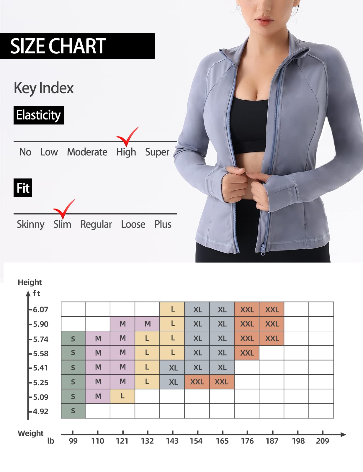 SULTOPY Running Jackets for Women, Full Zip up Slim Fit Workout Jacket Lightweight Athletic Sports Track Jacket with Pockets
