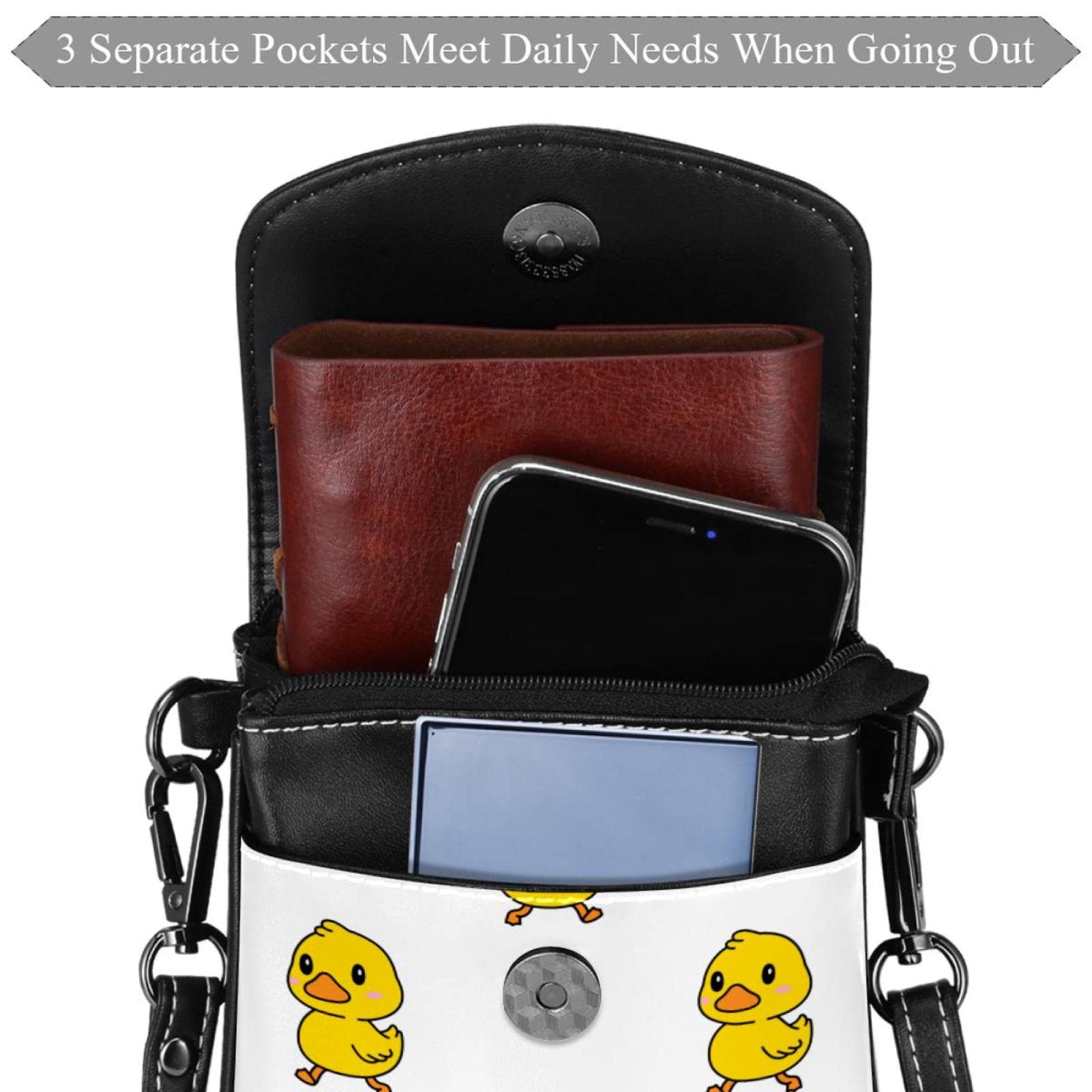 Small Crossbody Bag Lovely Duck Cell Phone Purse Wallet