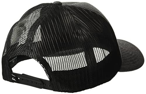 Quiksilver Men's Omnipotent Trucker Hat, Charcoal Heather, One Size