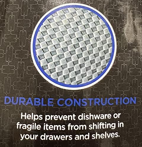 Sackrider Sales Drawer and Shelf Liner, Non Adhesive Easy Install Mat 17.5in x 20 FT., Durable and Strong Drawer and Cabinet Liners, Easy Install (Grey, 17.5IN X 20FT)