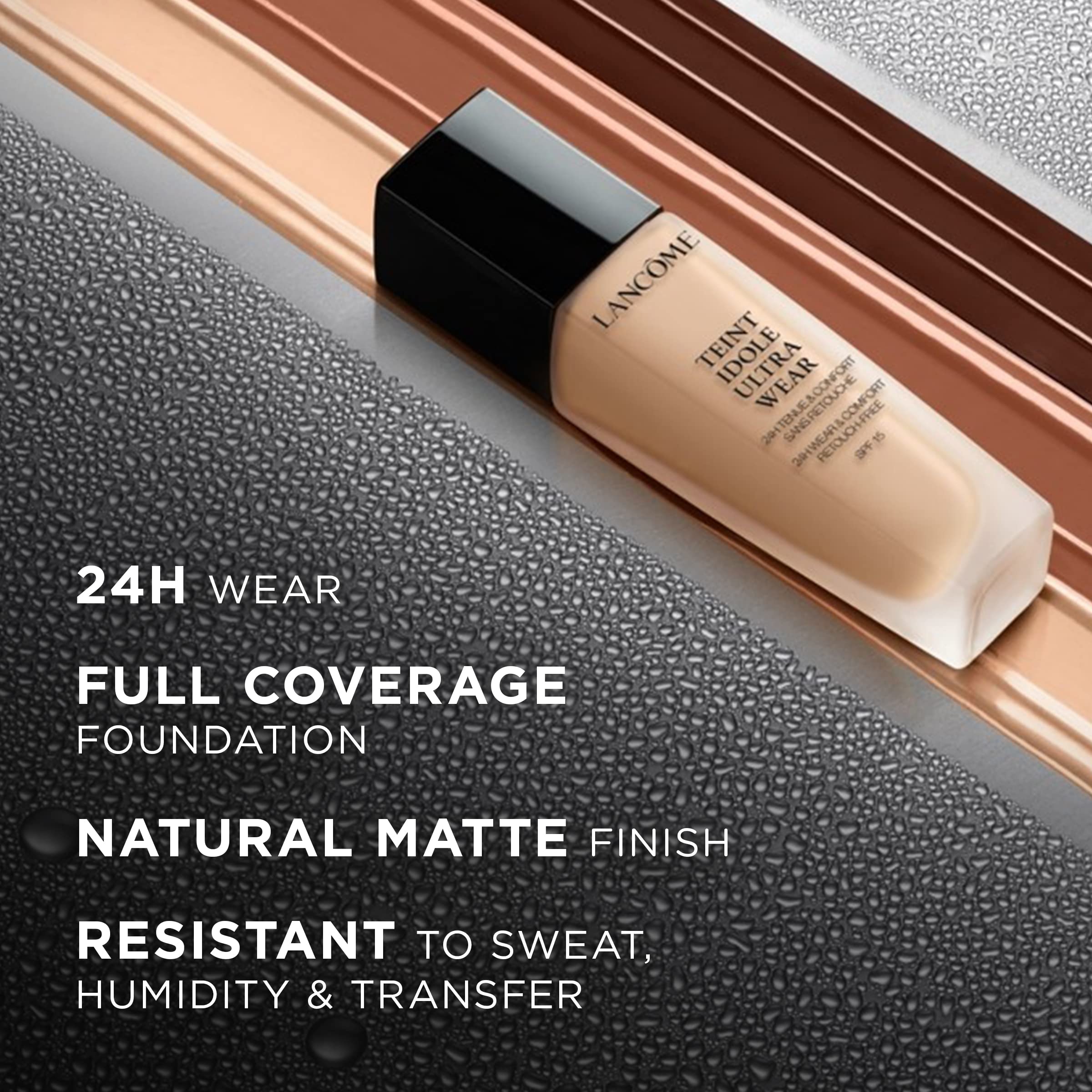 Lancôme Teint Idole Ultra Wear Full Coverage Foundation - Lightweight & Oil-Free With Natural Matte Finish - Up To 24H Wear - 310 Bisque Cool
