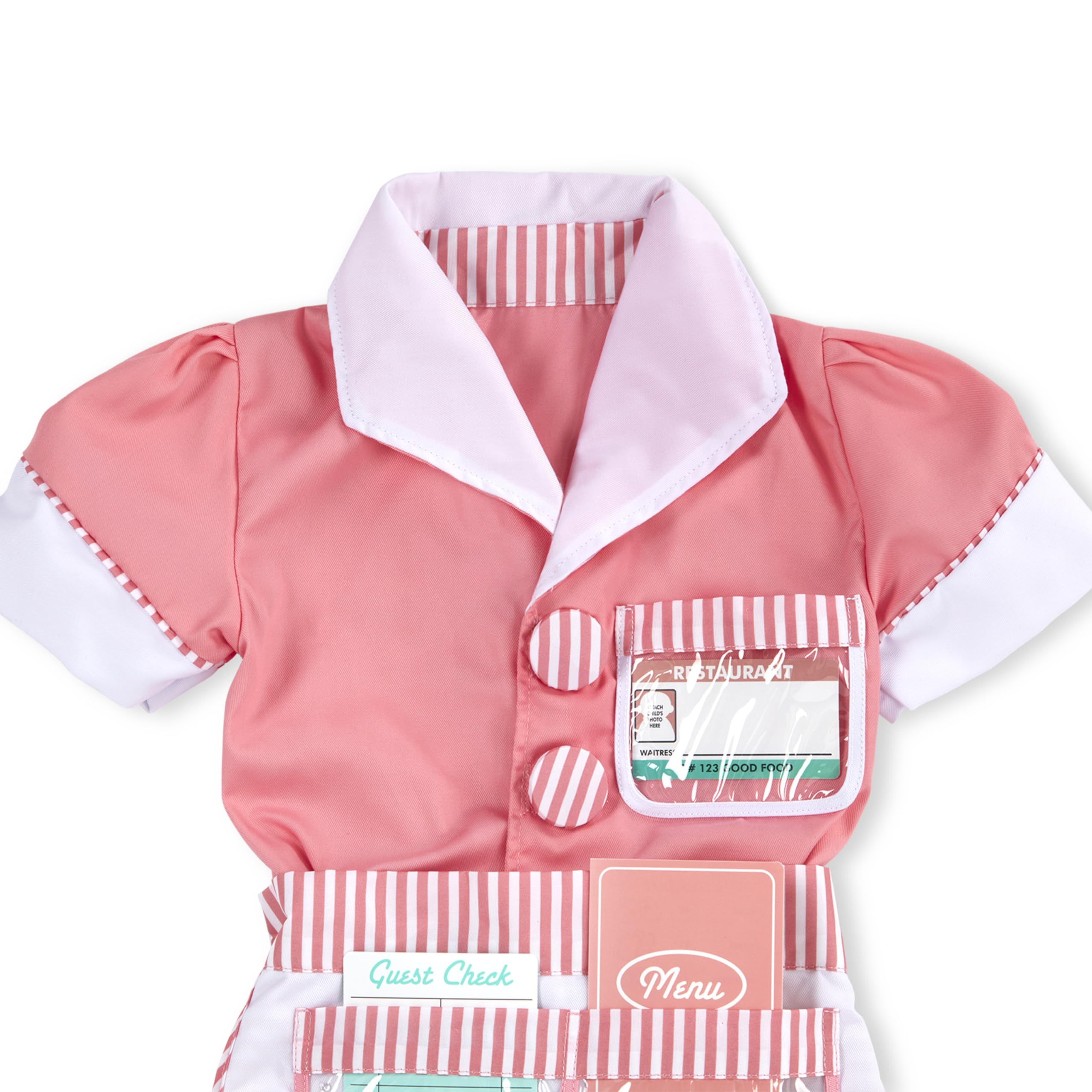 Melissa & Doug Waitress Role Play Set (FFP),Pink