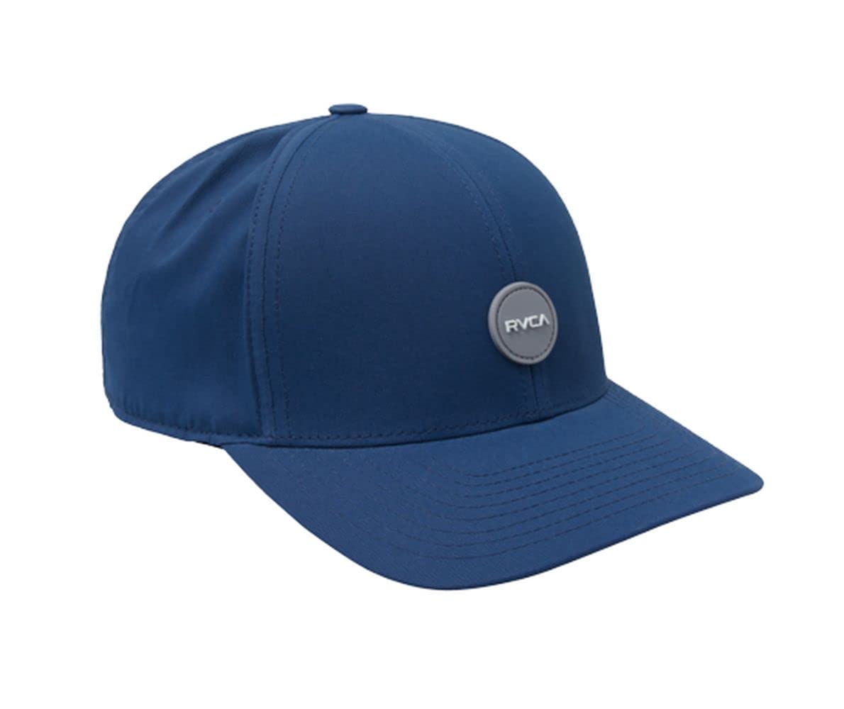 RVCA Mens Flexfit Hats - Seasons Flexfit (Black, Small/Medium)