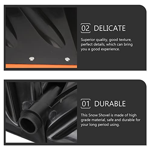 Snow Shovel Replacement Blade Snow Shovel Head Replacement: Snow Shovel Attachment Ash Scoop Dustpan Coal Shovel Plant Shovel for Gardening Home Ice Shovel