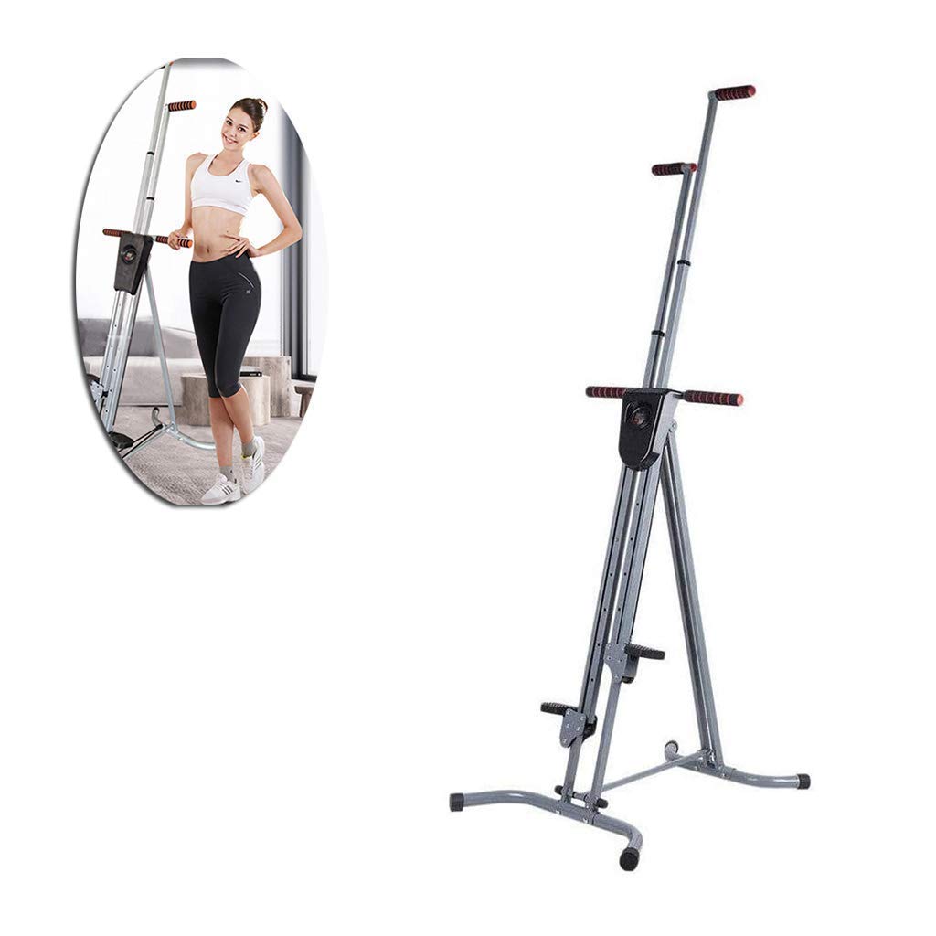 Vertical Climber, Climbing Machine for Home Gym Body Workout Folding Exercise Cardio Anti-Slip Design for Beginners and Advanced Users