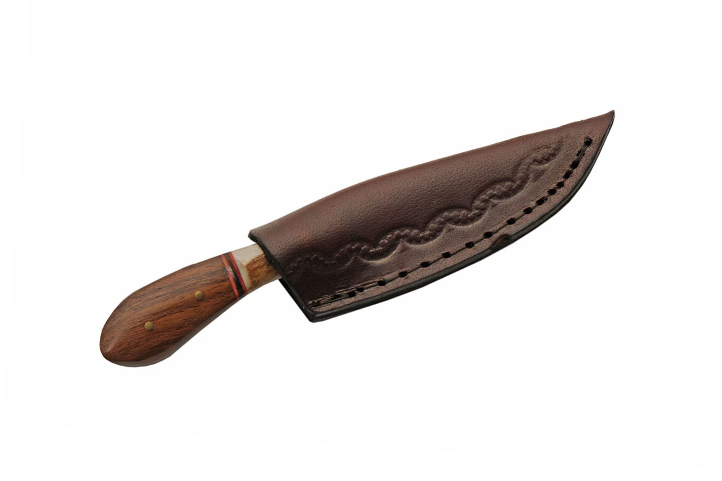 Little Doe Bone/Wood Handle 4.75″ Stainless Steel Hunting Knife
