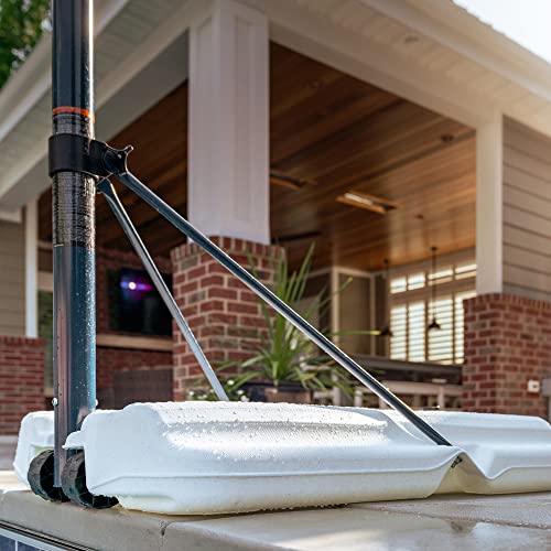 Lifetime 1306 Pool Side Height Adjustable Portable Basketball System, 44 Inch Backboard
