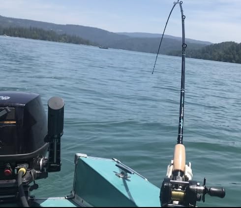Montana Tackle 7' 6" Light Action Kokanee Salmon Downrigger Rod: “PRO KOKANEE III