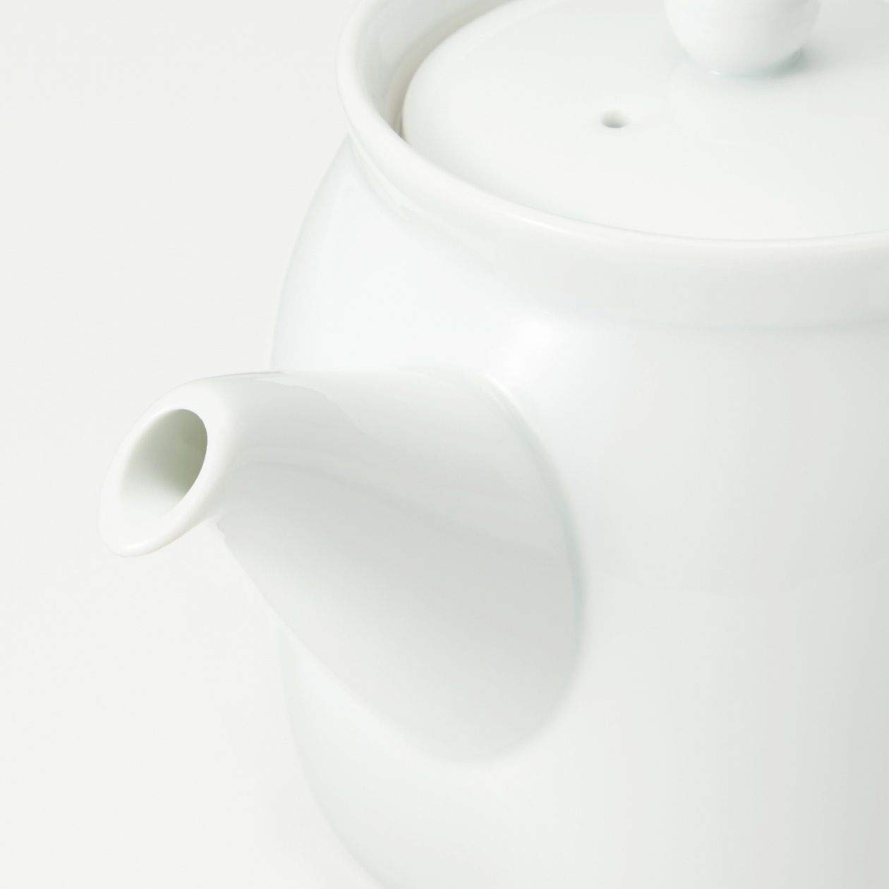 Muji White Porcelain Tea Pot - S