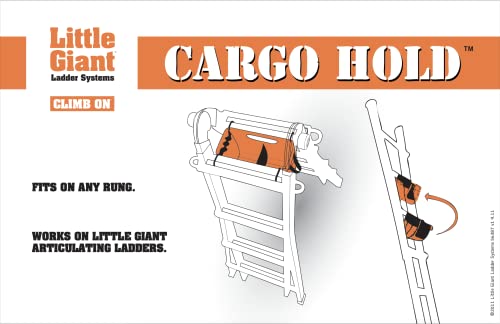 Little Giant Ladders, Cargo Hold Tool Pouch, Ladder Accessory, Nylon, (15040-001), Silver