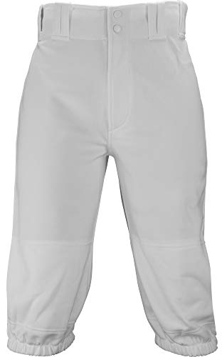 Marucci Sports - Youth Tapered Double-Knit Pant Short White, White, Youth Large, (MAPTTDKSH-W-YL)